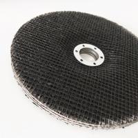 China Customized Sanding T27 T29 107 Flap Disc with Fiberglass Backing Pad and 2 Metal Rings for sale