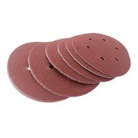 China 150mm 8 hole purple orbital sanding disc for D weight paper grit 40-2000 long-lasting for sale
