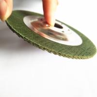 China T29 107mm abrasive flap disc with 2metal rings and T27 fiberglass backing plate pad for sale