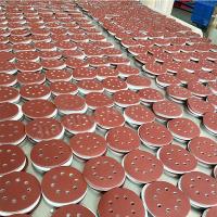 China 150mm 8 hole purple orbital sanding disc for D weight paper grit 40-2000 long-lasting for sale