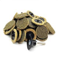 China 50Pcs Roll Lock Sanding Discs for Die Grinder 1Pcs 2 Inch Disc Pad Holder1/4