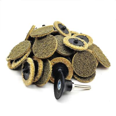 China 50Pcs Roll Lock Sanding Discs for Die Grinder 1Pcs 2 Inch Disc Pad Holder1/4