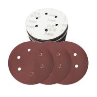 China Direct 4inch 5inch 6inch 9inch Hook and Loop Sandpaper for Metal Wood Steel Sanding for sale