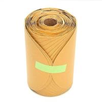 China 9inch Self-adhesive Sandpaper Disc Roll for Auto Parts Polishing and Grinding Gold for sale