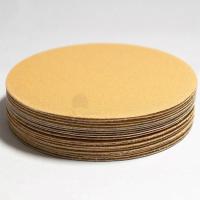 China 9inch Self-adhesive Sandpaper Disc Roll for Auto Parts Polishing and Grinding Gold for sale