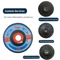 China Flap Disc Abrasive Aluminum Grinding Wheel for Metal Polishing Grit P40 P60 80 100 120 for sale