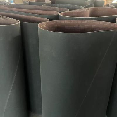 China Polyester Cloth Backing ABRASIVE BELTS for Metal Wood Stone Glass Polishing P40 60 80 100 120 GRIT for sale