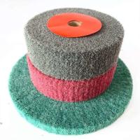 China Non Woven Flap Wheels for Polishing Durable Surface Conditioning Abrasive Nylon Brush for sale