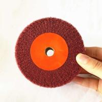 China Non Woven Flap Wheels for Polishing Durable Surface Conditioning Abrasive Nylon Brush for sale