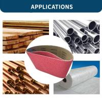China OEM 10Pcs Ceramic Belt Sanding Paper for Wood Floor Grinding and Polishing for sale