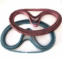 China Direct Supply Nylon Belt for Non Woven Surface Conditioning Abrasive Grinding RED Belt for sale