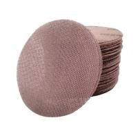 China 80 100 120 150 320 Grit Dust Free Mesh Sanding Pads 5 Inch Hook and Loop 50pcs/box for sale