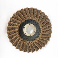 China Surface Conditioning Non-woven Flap Disc with Flat Shape and T27 Flat Center 115x22mm for sale