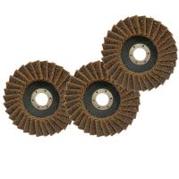 China Surface Conditioning Non-woven Flap Disc with Flat Shape and T27 Flat Center 115x22mm for sale