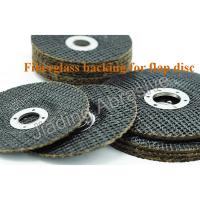 China Flap Disc Fiberglass Backing Plate 90mm 6 1 Layers Ring 2metal Rings With Black Paper for sale