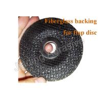 China Flap Disc Fiberglass Backing Plate 90mm 6 1 Layers Ring 2metal Rings With Black Paper for sale