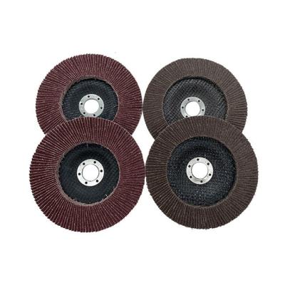 China Fiberglass Backing Plate Aluminum Oxide Abrasive Flap Disc T27 T29 for Fast Sanding for sale
