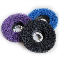 China Silicon Carbide Abrasive 100mm 180mm Strip Clean Discs for Removing Corrosion for sale