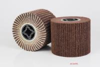 China Non-Woven Flap Wheels 120x100mm Ideal for Wire Drawing Satin Finish on Metal Surfaces for sale