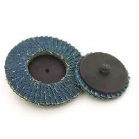 China 75mm VSM Ceramic Abrasive XK850 Roll Lock Quick Change Flap Disc for Grinder Type R for sale