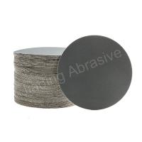 China Customized Color Round Disc Silicon Carbide Sanding Paper for Triangle Shape for sale
