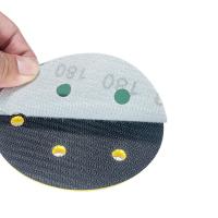 China 5 Inch Sandpaper Green Water Proof Sanding Paper Abrasive for Customized Size for sale