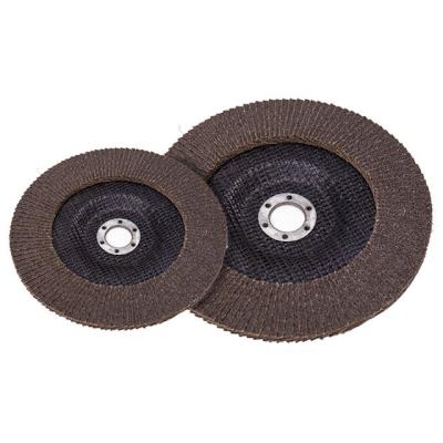 China 115mm T27 T29 Calcined Alumina Flap Disc with Inner Hole Abor Size 16mm 22mm or Threaded for sale