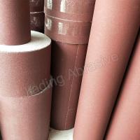 China Red 46*50M Jumbo Sandpaper Aluminum Oxide Emery Sanding Belt Emery Abrasive Cloth Rolls for sale
