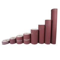 China 40-240 Grit Size Black Aluminium Oxide Emery Abrasive Cloth Jumbo Rolls for Sandpaper for sale