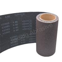 China 40-240 Grit Size Black Aluminium Oxide Emery Abrasive Cloth Jumbo Rolls for Sandpaper for sale