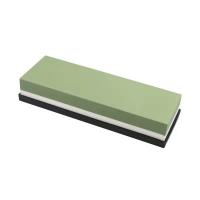 China 611g Aluminum Oxide Scythe Whetstones Oval Silicon Carbide Whetstone for sale
