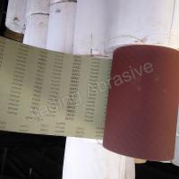 China Red Aluminum Oxide Abrasive Sand Paper Jumbo Sandpaper Emery Cloth Roll for Polishing for sale