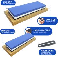 China Double-sided Ceramic Bond White Corundum Whetstone Knife Sharpening Stone for Household for sale