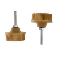 China Metal Coating Removal Disc 2 Inch Bristle Disc Grit 50 80 120 with 1/4