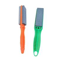 China Double-sided Knife Sharpener Stone Kitchen 611g with Aluminum oxide Abrasive Material for sale