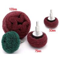 China Quick Change Nonwoven Industrial Scouring Pad Grinding Head with Aluminum Oxide Nylon for sale