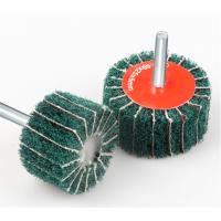 China Non Woven Flap Wheel Wire Drawing for Surface Polishing Aluminum Oxide Nylon Material for sale