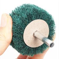 China Non Woven Flap Wheel Wire Drawing for Surface Polishing Aluminum Oxide Nylon Material for sale
