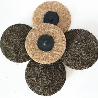 China 3inch 75MM BBL 3m ARC Coarse Grit Brown Sanding Disc type R male connector 50pcs/box for sale