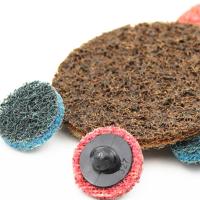 China 3inch 75MM BBL 3m ARC Coarse Grit Brown Sanding Disc type R male connector 50pcs/box for sale