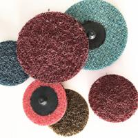 China 3inch 75MM BBL 3m ARC Coarse Grit Brown Sanding Disc type R male connector 50pcs/box for sale