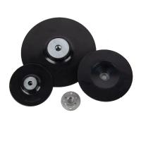 China Black Rubber Pad for Sandpaper Grinding Disc M14-2 Threads Black for sale