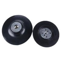 China Black Rubber Pad for Sandpaper Grinding Disc M14-2 Threads Black for sale
