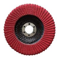 China 125mm Curved Flap Disc for Edge Corner Grinding 13300 RPM 40 60 80 Grit Angle Grinder for sale