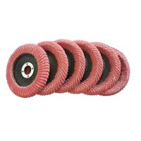 China 125mm Curved Flap Disc for Edge Corner Grinding 13300 RPM 40 60 80 Grit Angle Grinder for sale