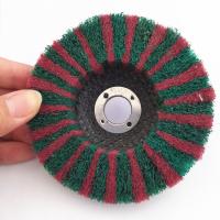 China 4.5 Inch Abrasive Disc Non Woven Surface Conditioning Flap Wheels for Angle Grinder for sale