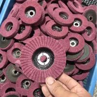 China 4.5 Inch Abrasive Disc Non Woven Surface Conditioning Flap Wheels for Angle Grinder for sale