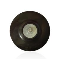 China Flange Black Rubber Polishing Pad Back Holder for Abrasive Pad Grinding Machine for sale
