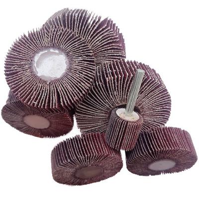 China 25mm Flap Wheel for Rotary Tools Remove Rust and Weld Burr at Max Speed 20000 RPM for sale