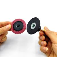 China 2inch Nylon Abrasive Disc Flap Quick Change Sanding Disc Non Woven Surface Conditioning for sale